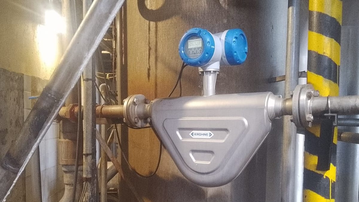 Inline concentration measurement of fish tail water Krohne Applications ...