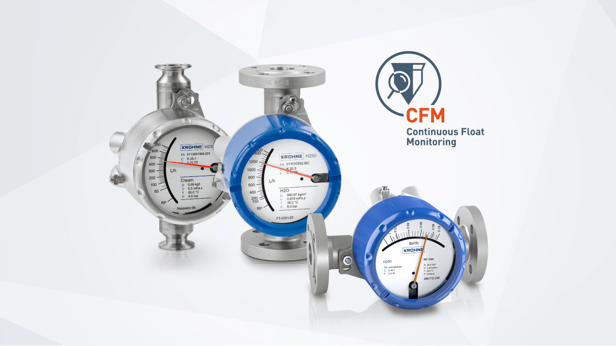 Control continuo de la flotación (CFM) en los caudalímetros VA | KROHNE ...