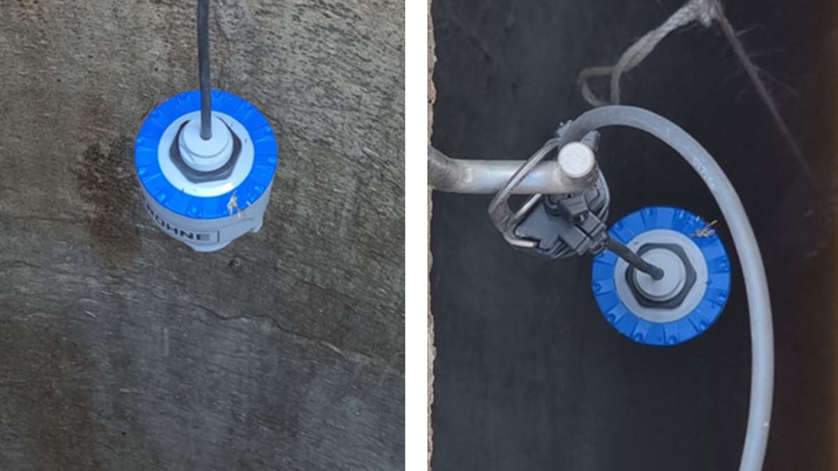 Level measurement of a water sump at a sewage treatment plant Krohne ...