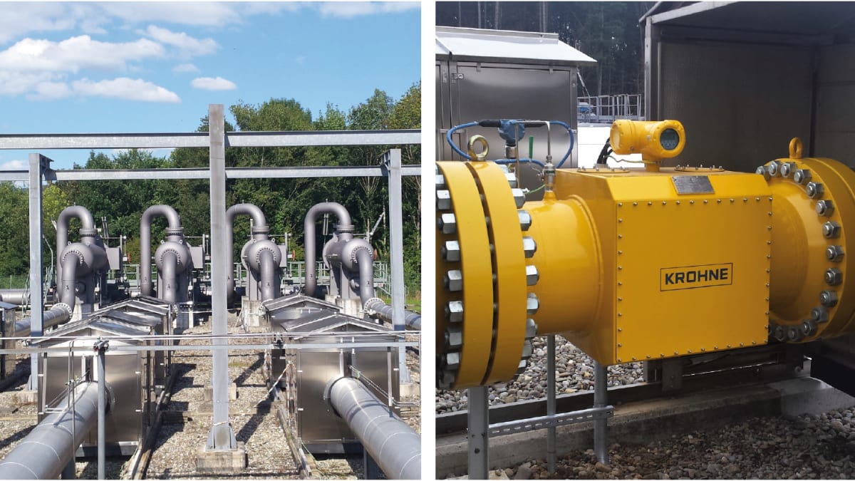 Custody transfer flow measurement for a bidirectional natural gas border metering station Krohne ...