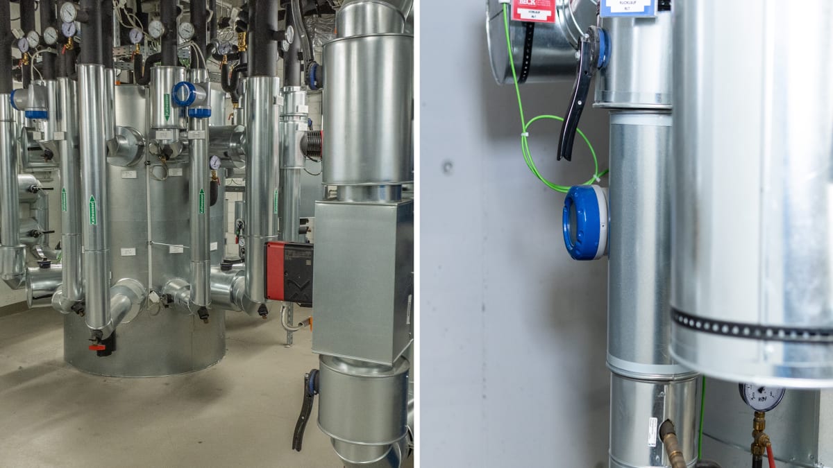 Enhanced energy measurement for a facility heating and cooling system ...