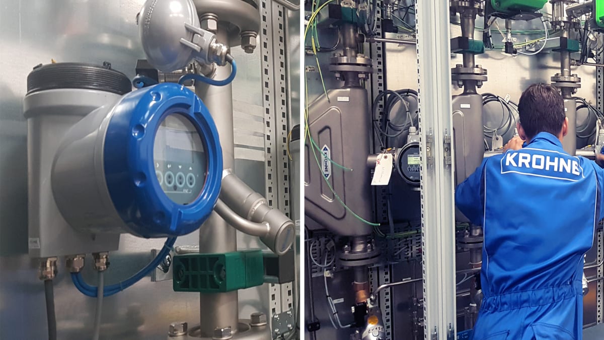 Flow measurement of natural gas and oxygen for combustion control Krohne Applications | KROHNE Group