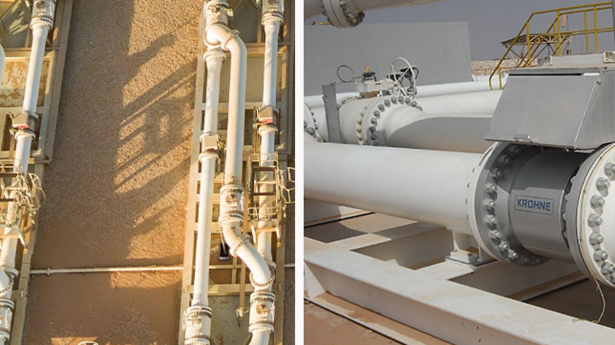 Flow metering system for the inlet of a reed bed water treatment plant ...