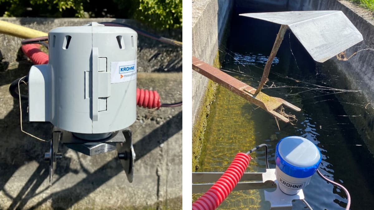 Flow monitoring in an open irrigation channel Krohne Applications ...