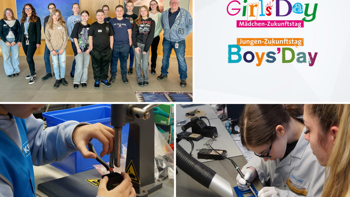 Girls' Day & Boys' Day at KROHNE in Duisburg News | KROHNE Germany