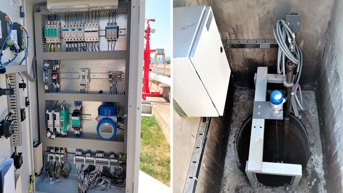 Level measurement for ship locks of a hydroelectric dam Krohne ...