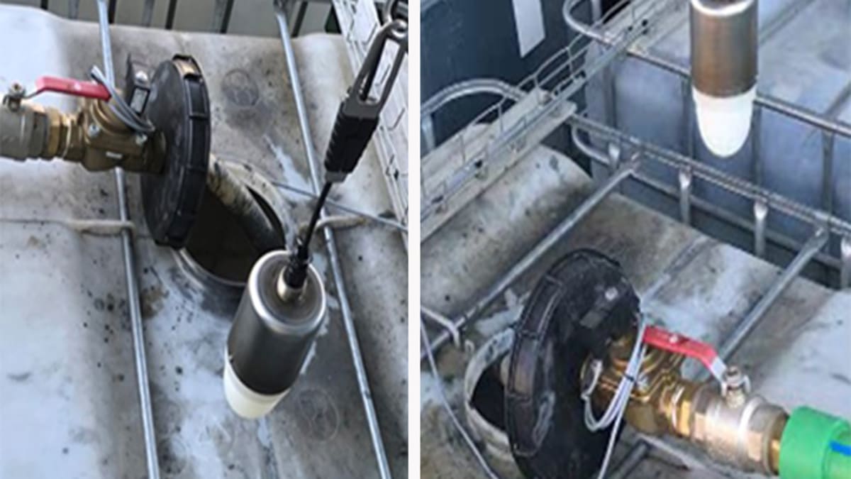 Measurement of wastewater level in plastic containers Krohne ...