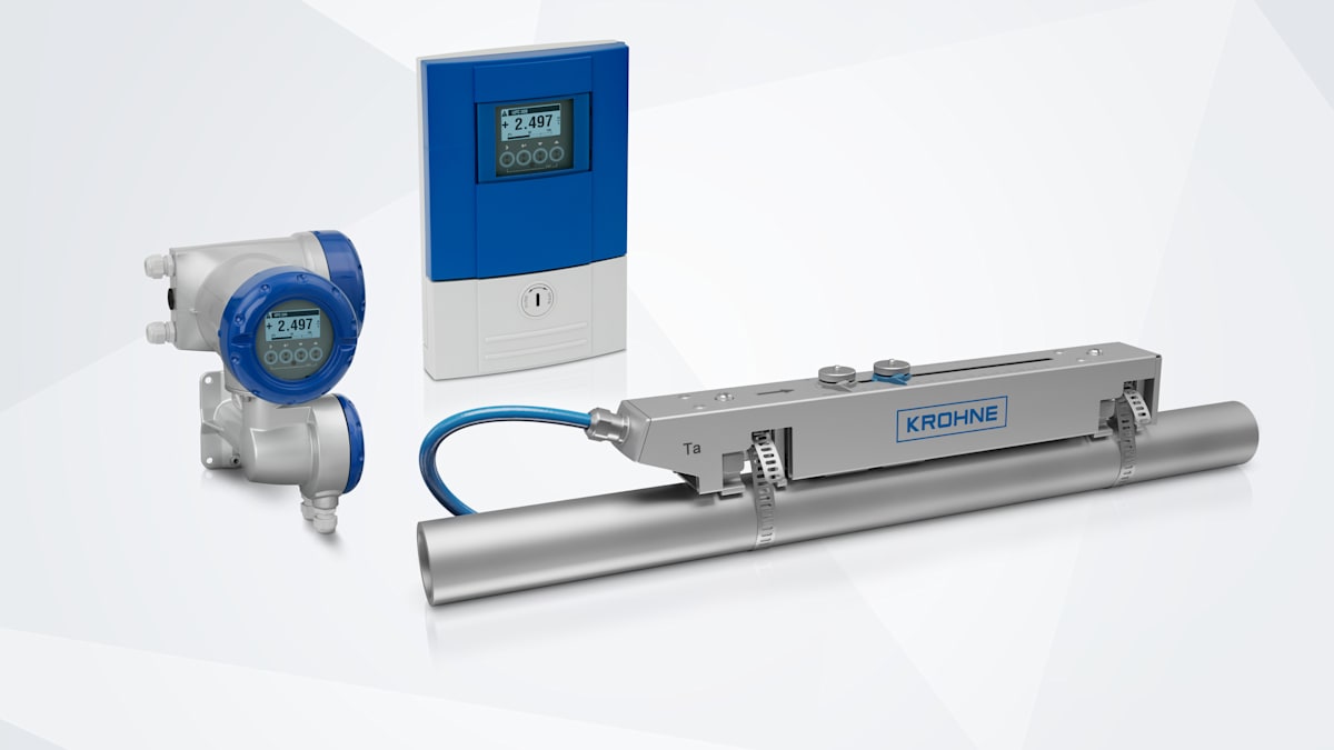OPTISONIC 6300: ultrasonic clamp-on flowmeter with new features News | KROHNE Group