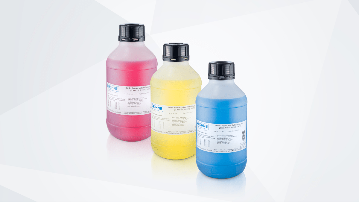 Solución patrón de pH Consumibles | KROHNE Spain