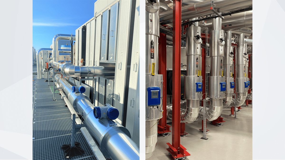 Flow measurement of coolants in a turn-key data center | KROHNE Greece