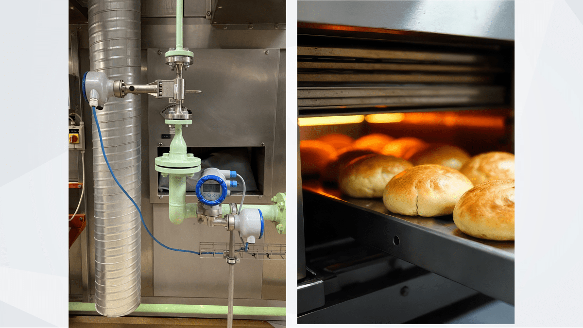Flow measurement of natural gas at a commercial bakery Krohne ...