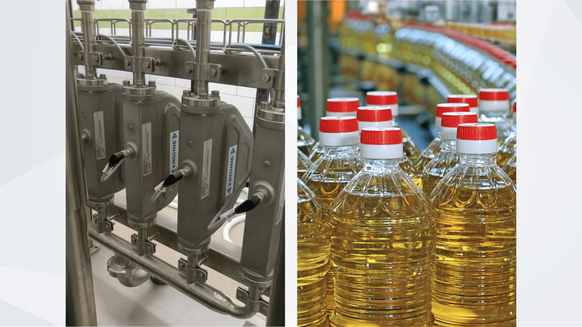 High accuracy batching of edible oil Krohne Applications | KROHNE Group