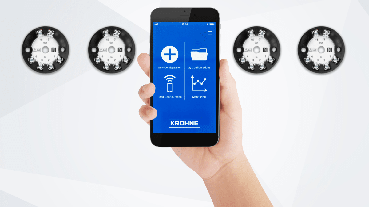 Parameterisation of temperature transmitters with NFC | KROHNE USA