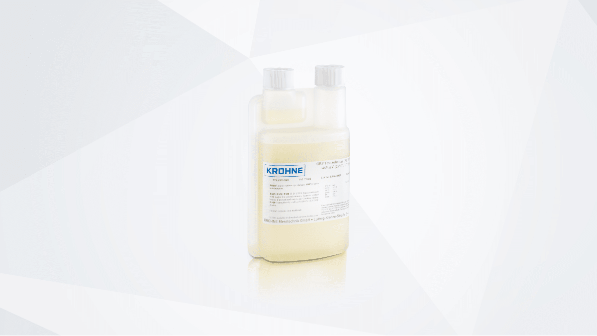 ORP buffer standard solution Consumables | KROHNE Group