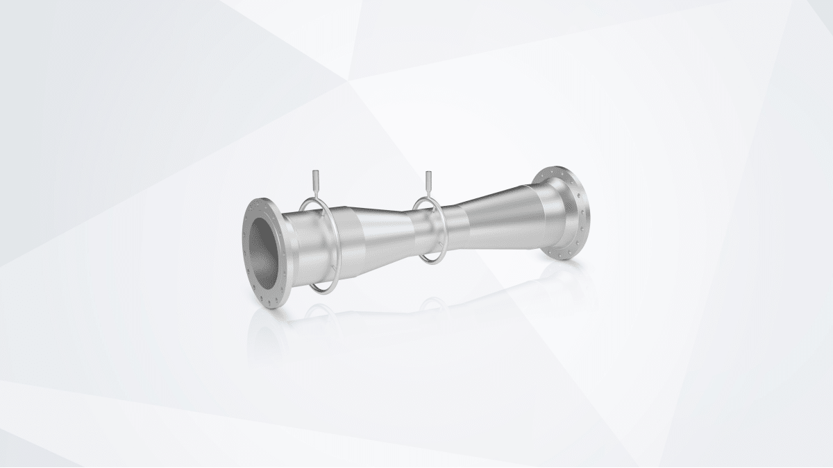 Venturi tube For most efficient DP flow measurement with lowest ...