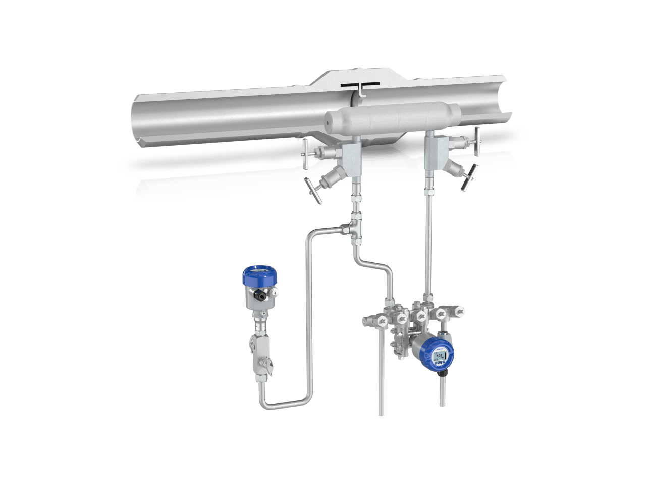 Flow nozzle meter For long-term stable flow measurement with reduced ...