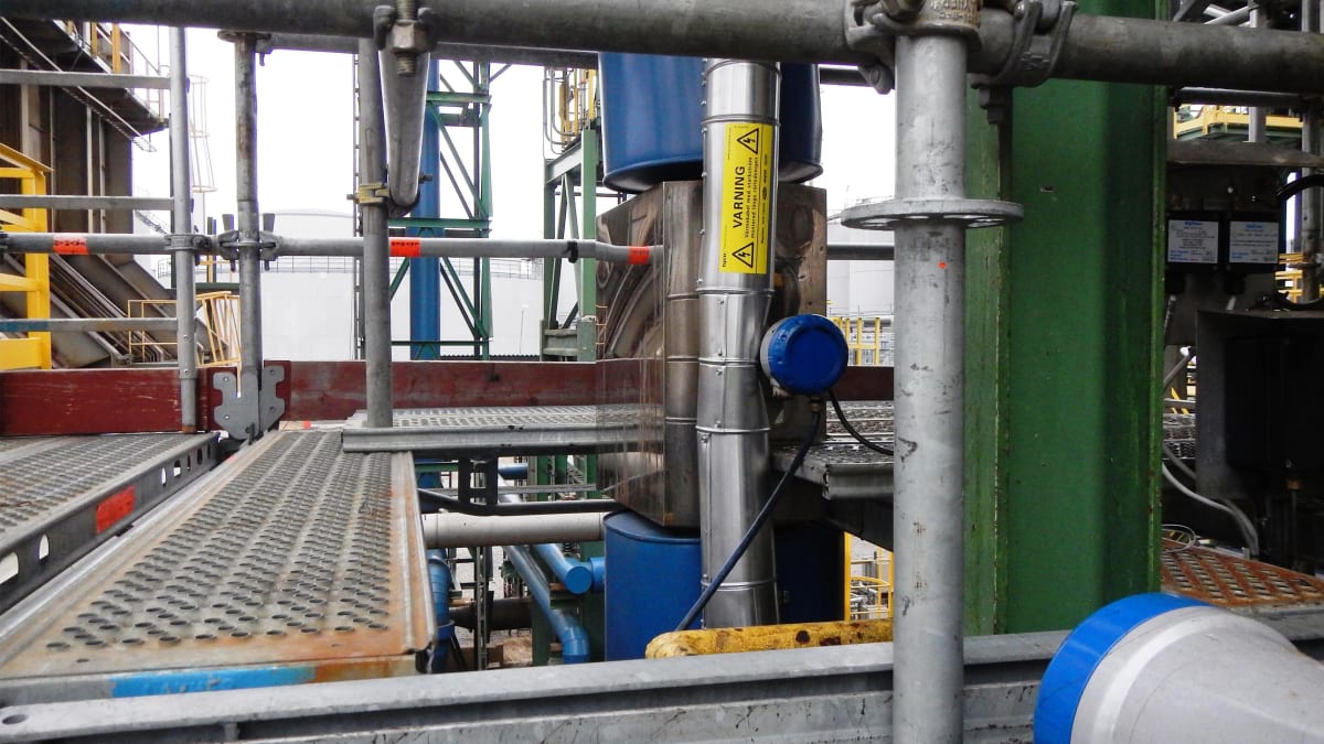 Flow measurement of slop reflux at a refinery Krohne Applications ...