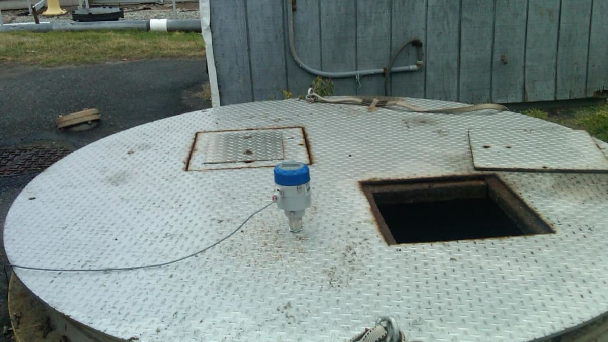 Level measurement in a recycled sludge tank | KROHNE Group