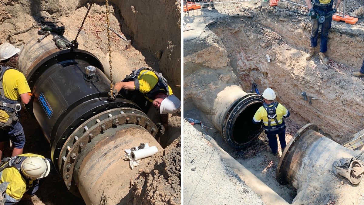 Flow measurement of treated water for a drinking water supply system ...