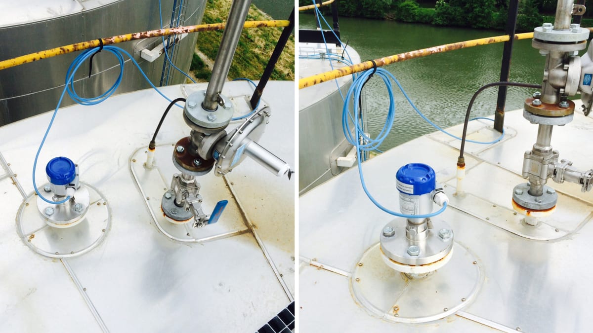 Gauge pressure measurement for inerting storage tanks | KROHNE Group