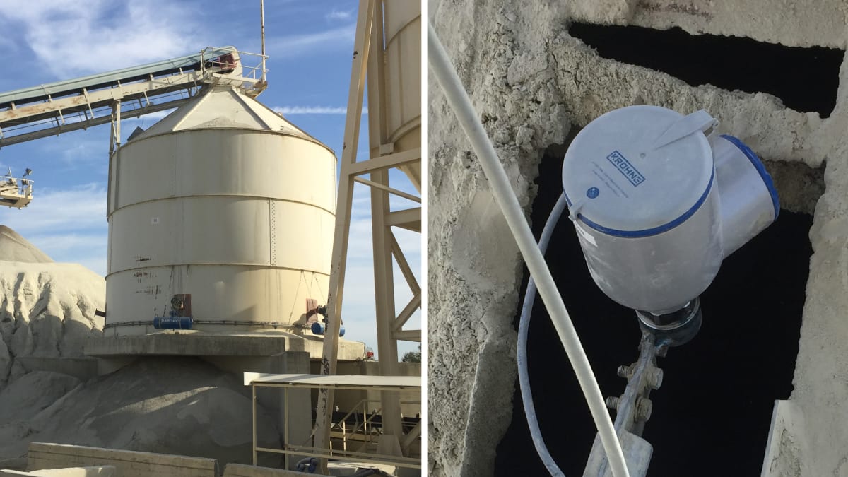 Level measurement of sand in an aggregate quarry | KROHNE Group