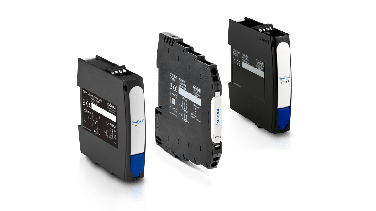 Rail-mounted temperature transmitters | KROHNE Singapore