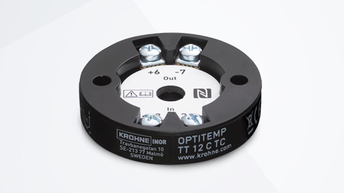 OPTITEMP TT 12: basic temperature transmitter with new features News ...