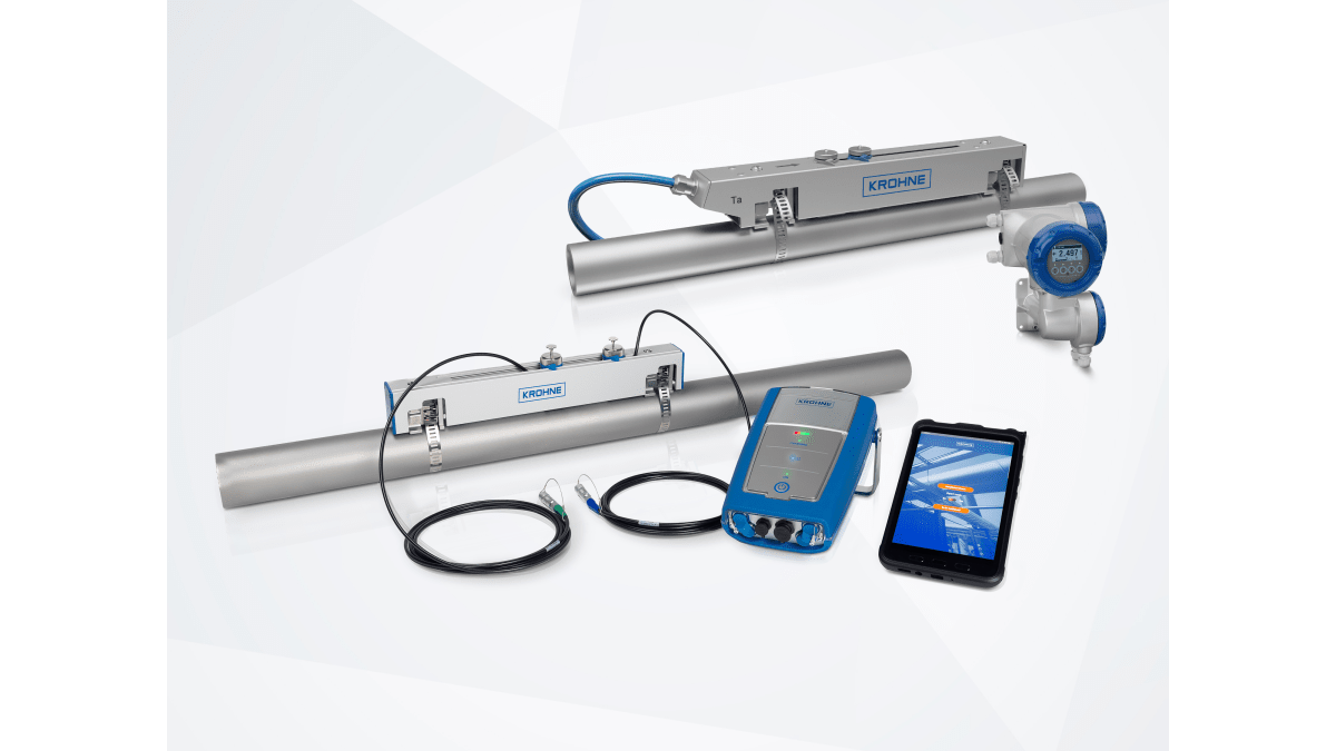 Clamp-on flowmeters: new addition to OPTISONIC 6300 series News | KROHNE Group